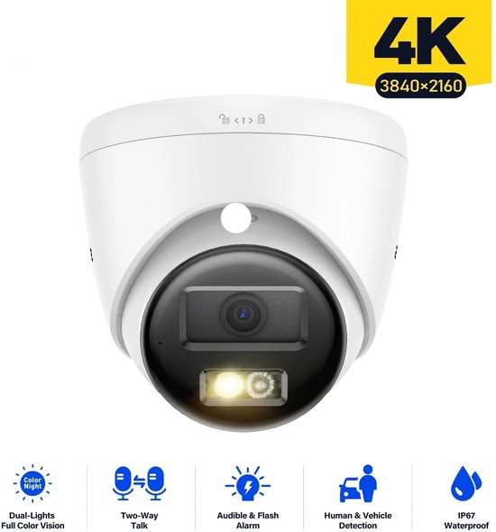 Beveiligingscamera - Camerabewaking - Beveiligingscamerasysteem - met Nachtzicht -... | bol