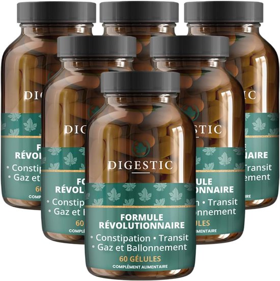 Digestic - Laxatif contre la constipation 100% naturel, 360 capsules ...