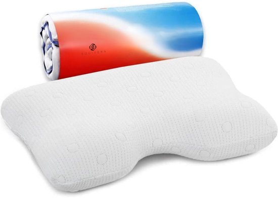 Hoofdkussen - Hoofdkussen Traagschuim - Hoofdkussen Zijslaper - Hoofdkussen Nekpijn | bol