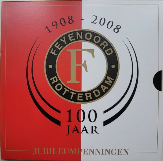 Feyenoord Rotterdam 100 jaar: 1908 - 2008 jubileumpenningen in mapje ...