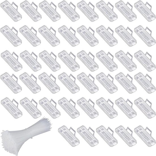 100 Cable Tags with 100 Cable Ties Waterproof Cable Marker Day Box for ...