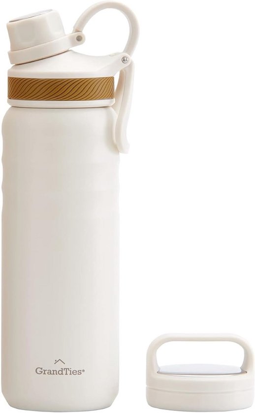 Roestvrijstalen Sport Waterfles 24 oz - Herbruikbare Vacuüm Geïsoleerde ...