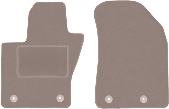 Beige voormatten voor: Jeep Compass II MP SUV (2017-) | bol