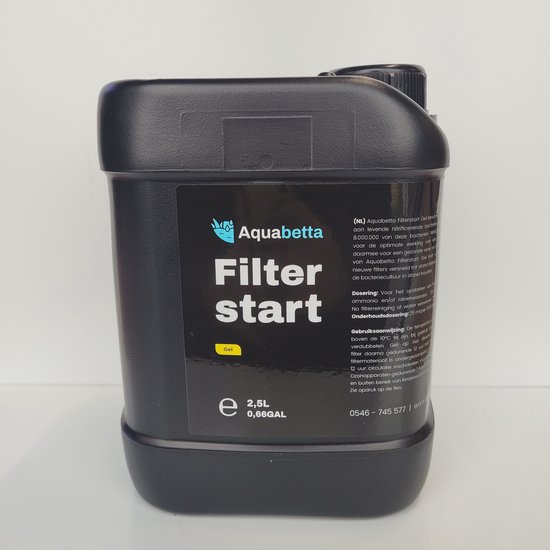Aquabetta Filterstart Gel 2,5L - Bacteriën voor de vijver - Goed voor ...