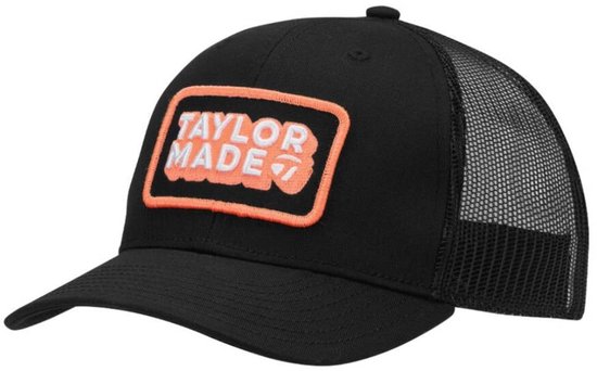 TaylorMade Ventura Retro Trucker Golfcap 2025 - Zwart Oranje | bol