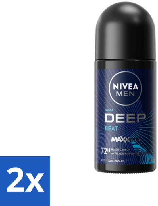 Nivea - Men - Deodorant - Roller - Deep Beat - 48 Uur Lang Werkend - 50 ml -... | bol