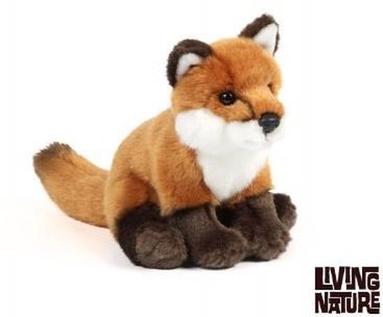 Vos Knuffel Zittend, Living Nature | bol.com