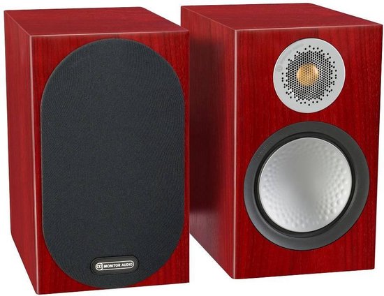 Monitor Audio Silver 50 - Boekenplank Speaker - Rood (Prijs Per Paar) | bol