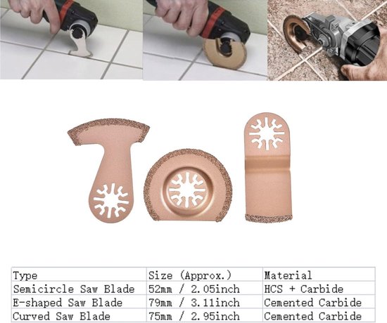 Metal Professionele Oscillerende Multi Tool Quick Release Zaagbladen ...