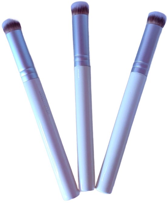 Make up kwasten - Consealer kwasten - set 3 stuks - Cosmetica kwasten ...