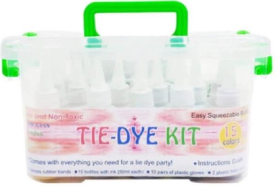 Tie - dye kit - verf je eigen kleding - kleding verf | bol