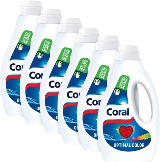 Coral vloeibaar wasmiddel Optimal Color - Voor gekleurde was - 156 ...