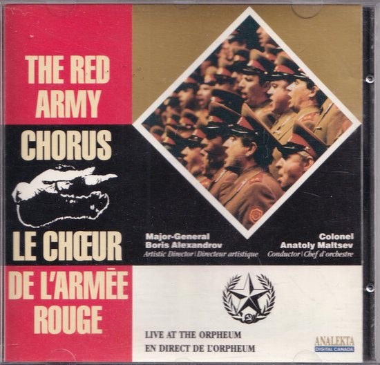 Live at the Orpheum - The Red Army Chorus o.l.v. Major-General Boris ...