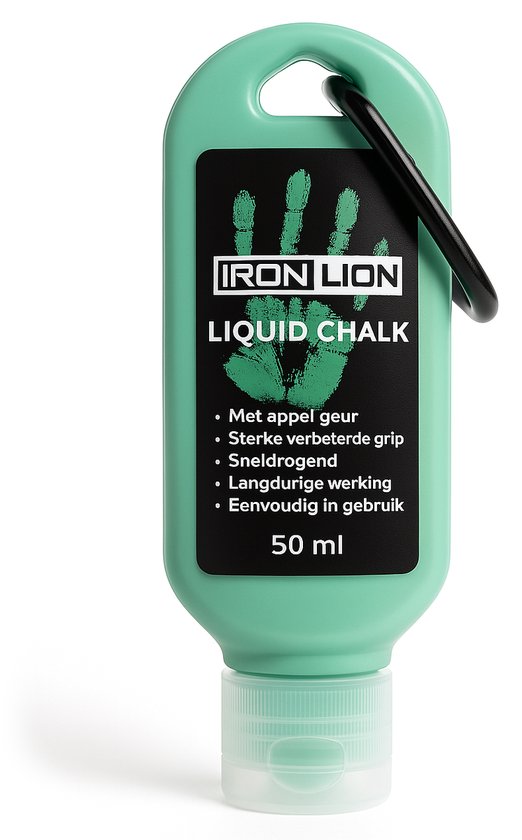 Iron Lion liquid chalk - 50ML - Appelgeur - Vloeibaar magnesium | bol