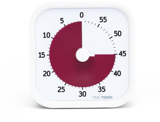 Time Timer MOD HOME EDITION - kleur Cotton Ball White - 60 Minuten ...