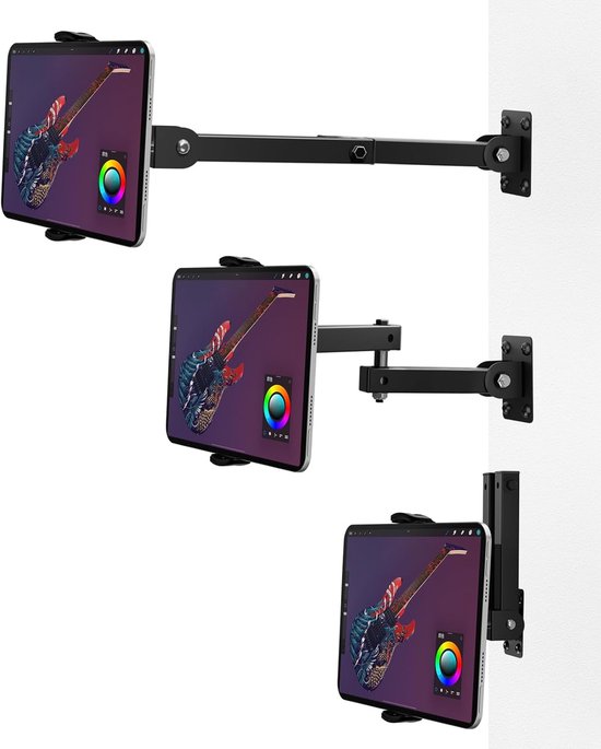 ShopHaven Tablet Muurbeugel - 4-13 inch - 360° Draaibaar ...