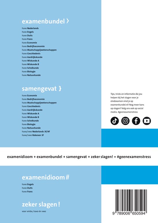 Examenbundel havo Geschiedenis 2024/2025 | 9789006650594 | M.M.P.C ...
