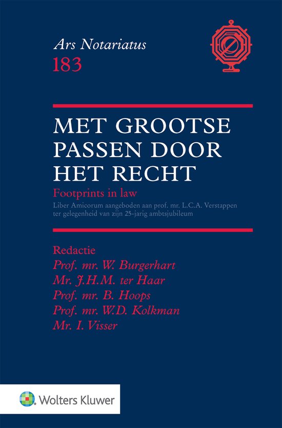 Met grootse passen door het recht - Notarieel recht liber amoricum | bol