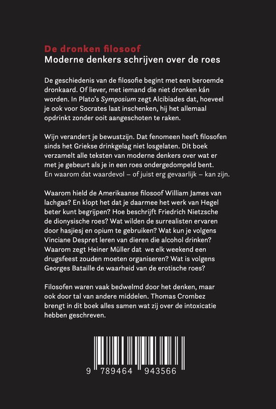 De dronken filosoof | 9789464943566 | Boeken | bol