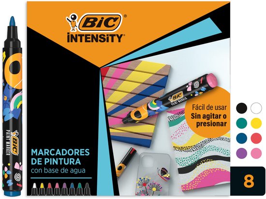 BIC Intensity Paint Markers - Verfmarkers met Medium Punt voor Meerdere ...
