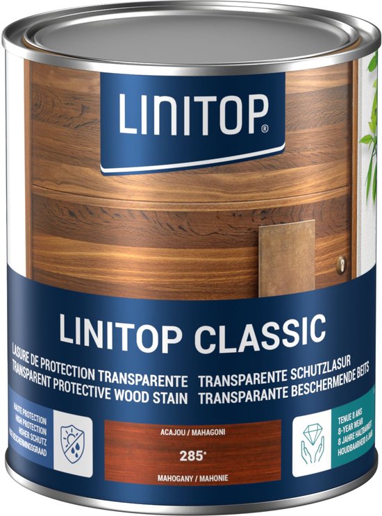 Linitop Classic - Beits - Decoratieve beschermende beits - Mahonie ...