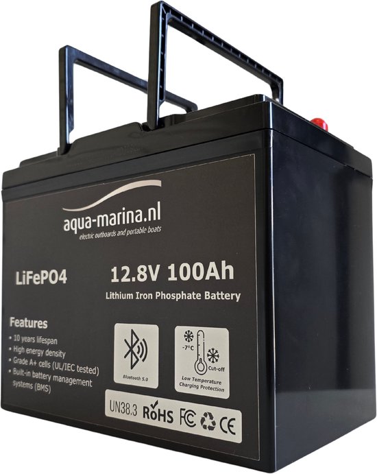 Aqua-Marina LiFePO4 Accu 12V 100Ah met Bluetooth – Krachtige ...