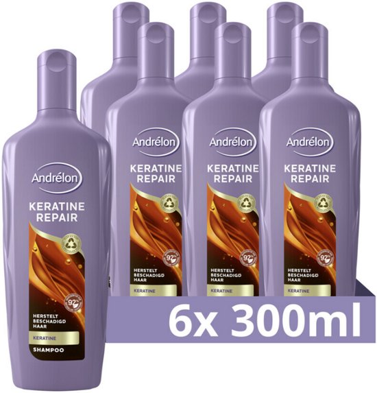 Andrelon Shampoo – Keratine Colour – Voordeelverpakking 300 ml (6 stuks ...