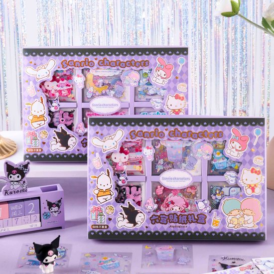 Sanrio - Sticker Box – 60 Unieke Stickers | Hello Kitty, Kuromi ...