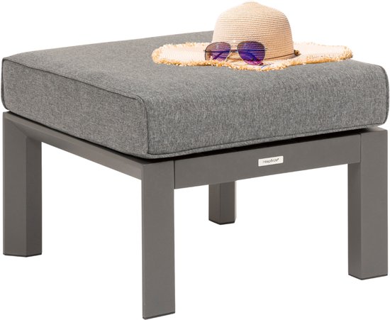 HESPERIDE HIXA Poef - voor buiten - Bijzettafel - met kussen ...