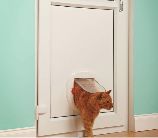 Kattenluik voor Glas en Balkondeuren - Geschikt voor Houten, Metalen en ...