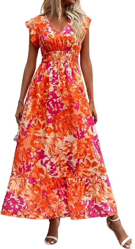 Bovista Zomerjurk Dames - Zomerjurken - Volwassen - Jurk - Ibiza Stijl ...