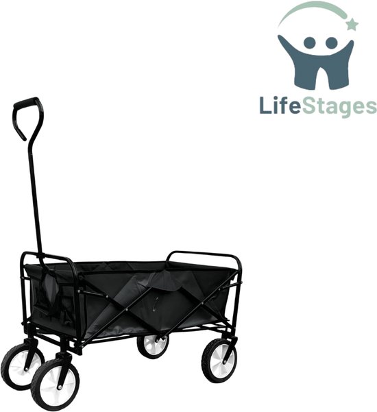 LifeStages - Bolderkar Kinderenvervoer - Opvouwbare Bolderkar voor ...