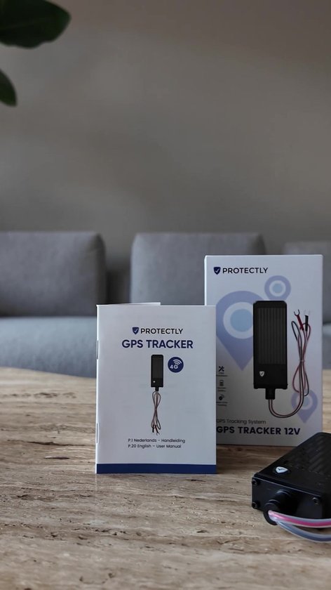 Protectly GPS Tracker 12V-24V - Zonder abonnement - Met app - 10 jaar ...