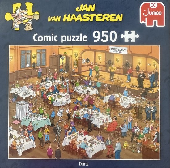 Jan van Haasteren comic puzzle darts 950 stukjes jumbo puzzel | bol