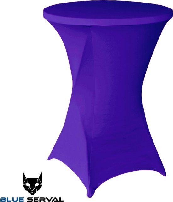 Statafelrok Paars – Extra dik & Sterk - ∅80-85 x 110 cm – Tafelhoezen voor Statafel –... | bol