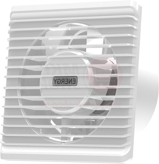 Badkamer Ventilator 125 mm wit inbouwventilator - stil en krachtig ...