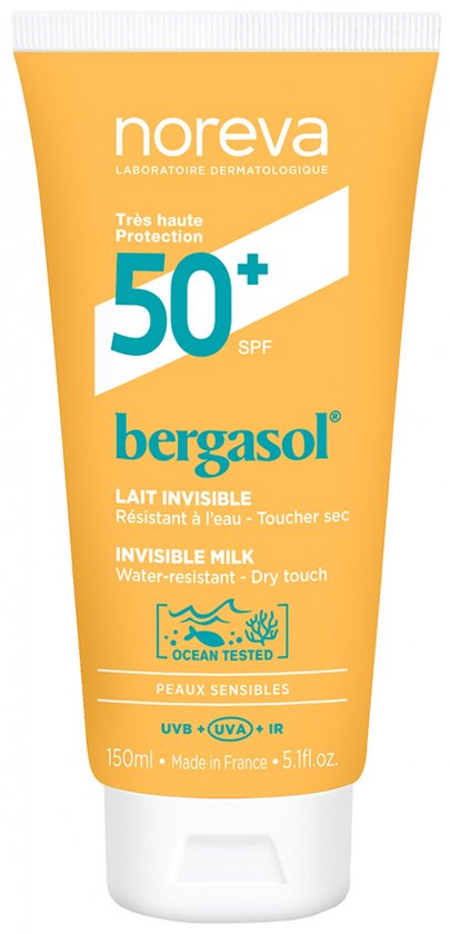 Noreva Bergasol Invisible Milk SPF50+ 150 ml | bol