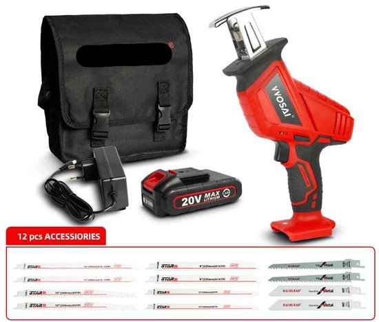 Reciprozaag - Reprozaag - Scie Sauteuse - Elektrische Zaag - Zaag - 20V ...