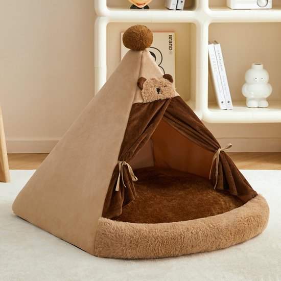 CHIWIN Katten Tent Tipi - Opvouwbaar Hondentent Binnen - Dierentent ...