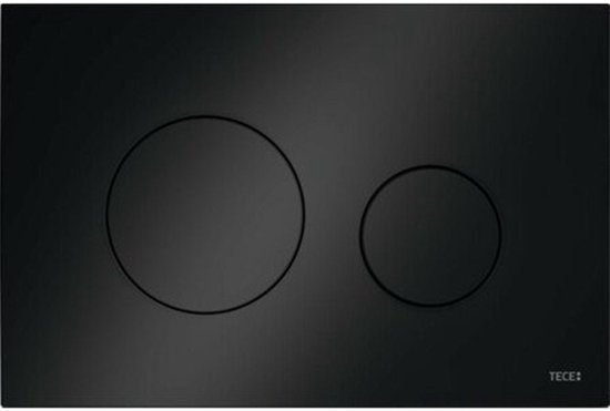 Tece TECEloop WCbedieningsplaat kunststof duospoeltechniek zwart | bol