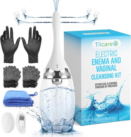 Electric Enema and Vaginal Douche Kit - Versatile Cleaning with ...