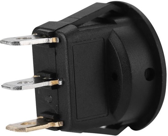 Ronde 12 V Tuimelschakelaar met LED AAN/UIT - Rood Licht - SPST ...