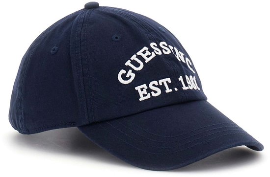 GUESS Baseball Cap Blue Donkerblauw | bol