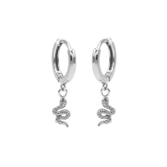 Karma hinged hoops symbool snake zilver M1988HIN | bol