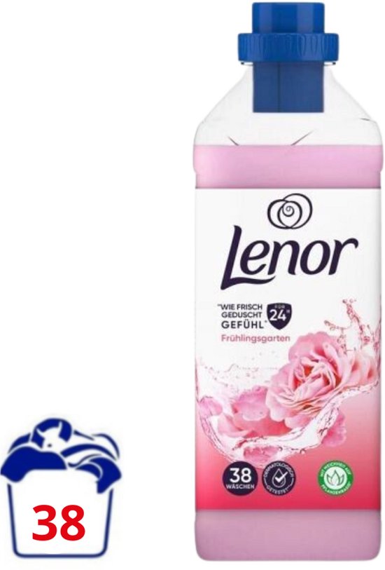 Lenor Wasverzachter Spring Garden - 950 ml (38 wasbeurten) | bol