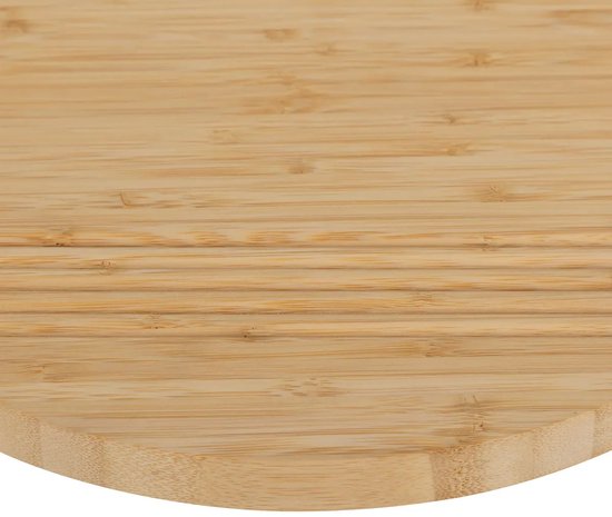 5Five draaibaar serveer plateau - dienblad - bamboe hout - D35 cm ...