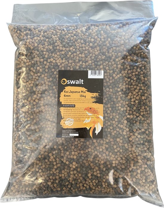 Oswalt Japanse Mix - Koivoer - 15kg - 6mm | bol