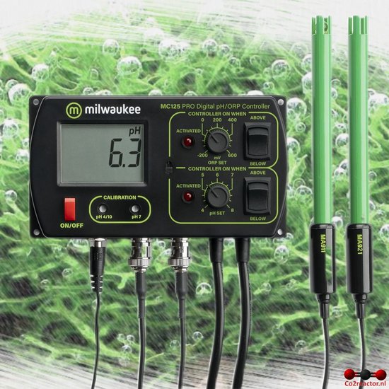 Milwaukee MC125 PRO 2-in-1 digitale pH / ORP-controller | bol