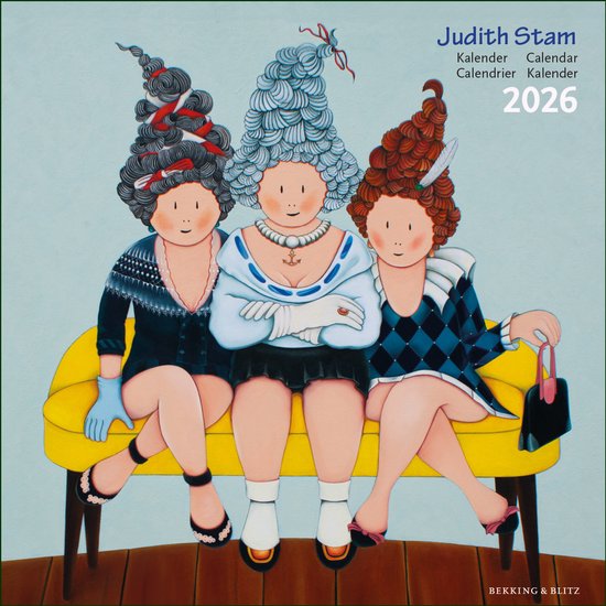 Bekking & Blitz Judith Stam Kalender 2026 - Kunstkalender vol kleur en ...