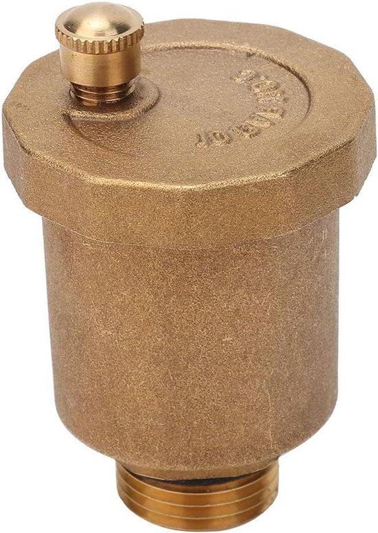 Air Vent Valve G1/2" - Brass With Male Thread - Normal Pressure | bol
